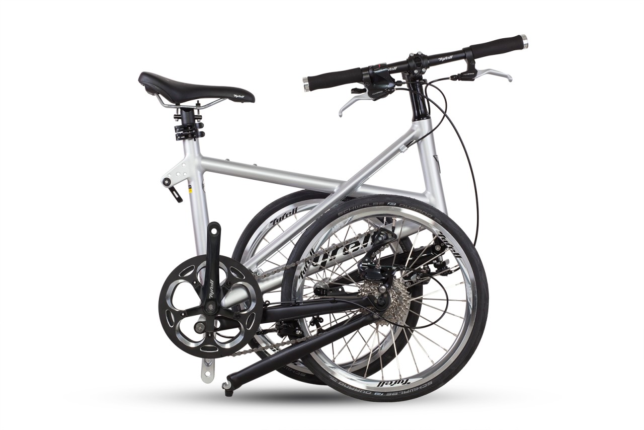 Tyrell FXa Flatbar black matt Demobike | 20 Zoll | Radgrösse | Falträder | BOXBIKE