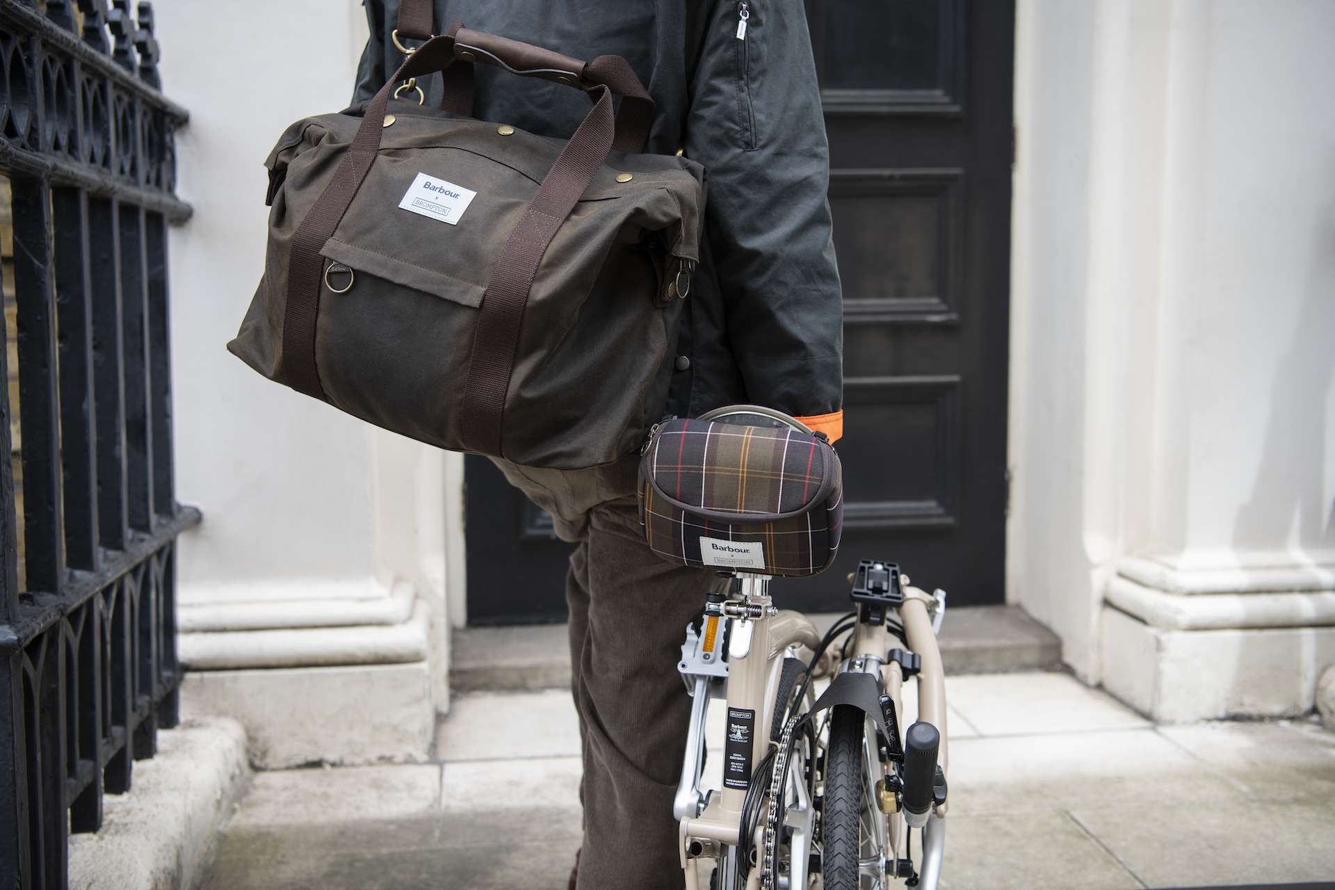 Barbour x Brompton C Line Explore | 16-18 Zoll | Radgrösse | Falträder | BOXBIKE