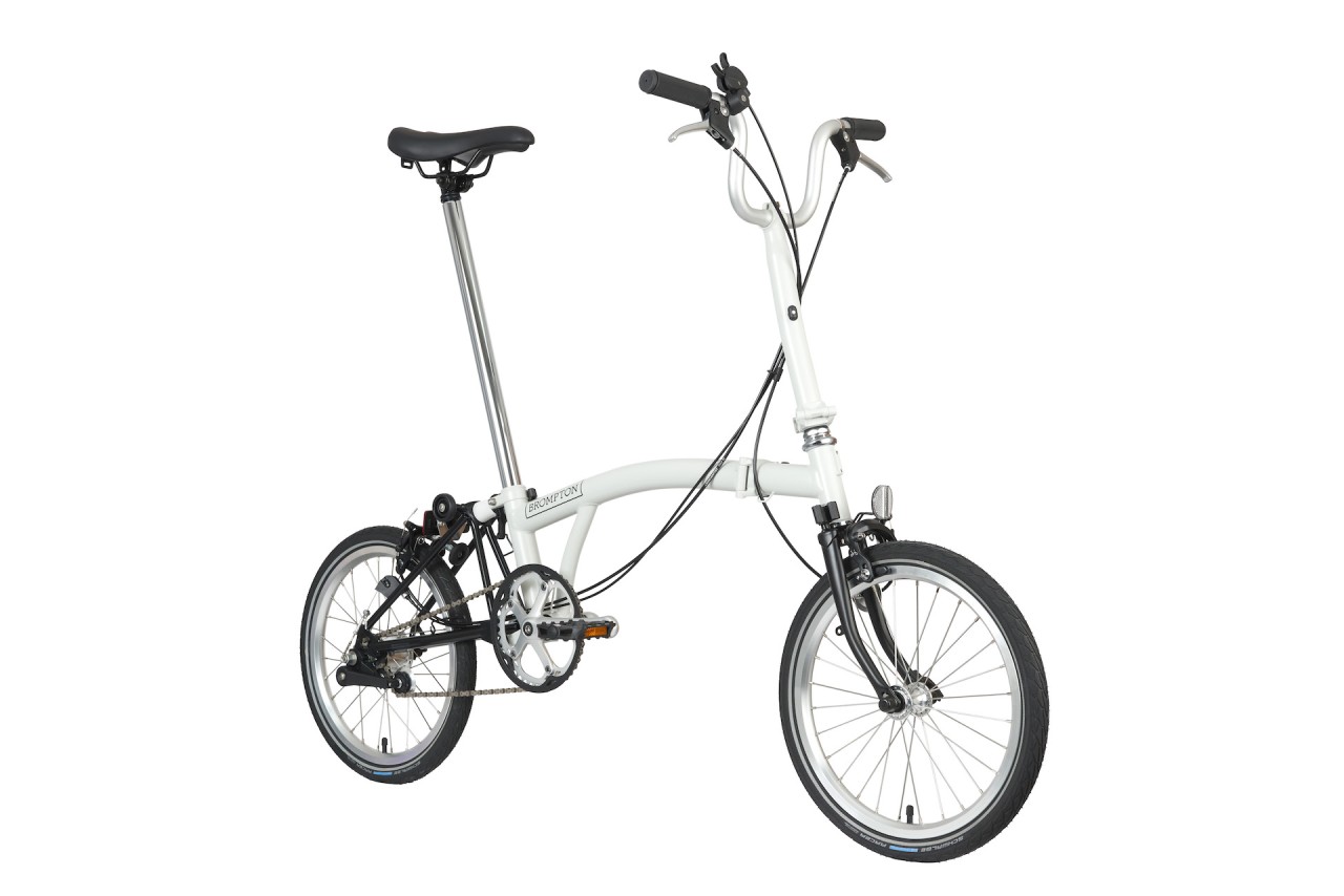 Brompton A-Line weiss | 16-18 Zoll | Radgrösse | Falträder | BOXBIKE
