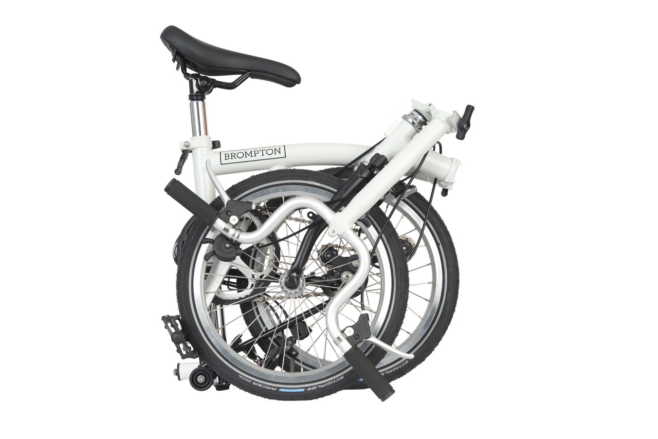 Brompton A-Line weiss | 16-18 Zoll | Radgrösse | Falträder | BOXBIKE
