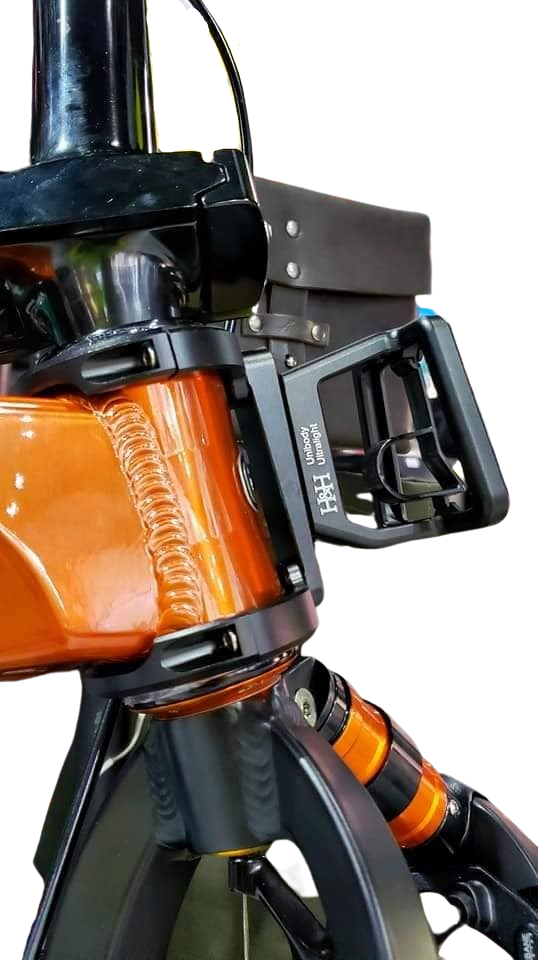 H&H Front Carrier Block Adapter for BIRDY II Black | Gepäckträger ...