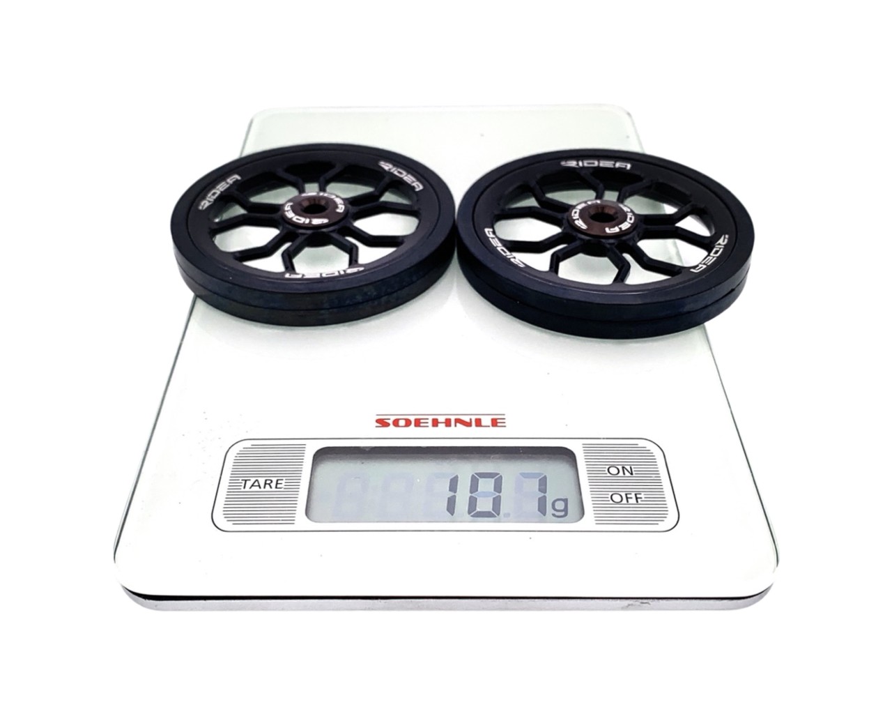 RIDEA Brompton Easywheels Set extragross schwarz | Schutzbleche / Gepäckträger | Teile/Zubehör ...